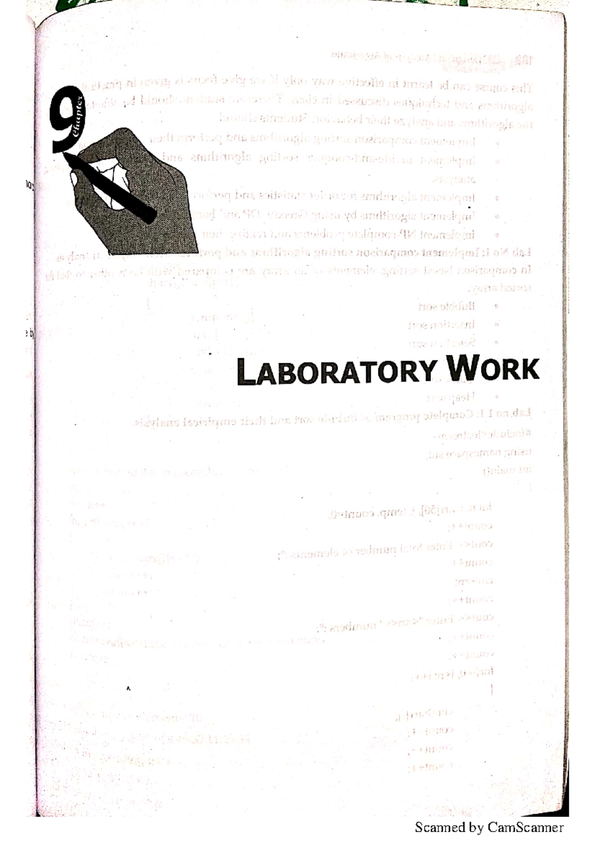 Lab work daa - Computer Application - Studocu