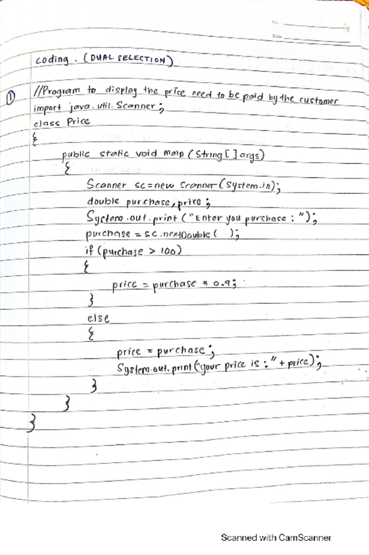Coding DUAL Selection - GOODLUCK - introductory Arab - Studocu