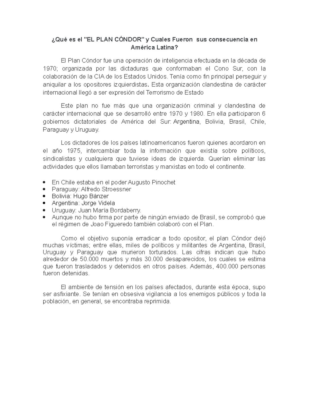 Qué es el plan condor - programa nacional de formación en ...