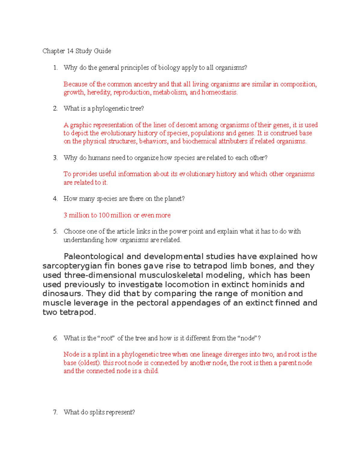 Ch14 review - Chapter 14 Study Guide Why do the general principles of ...