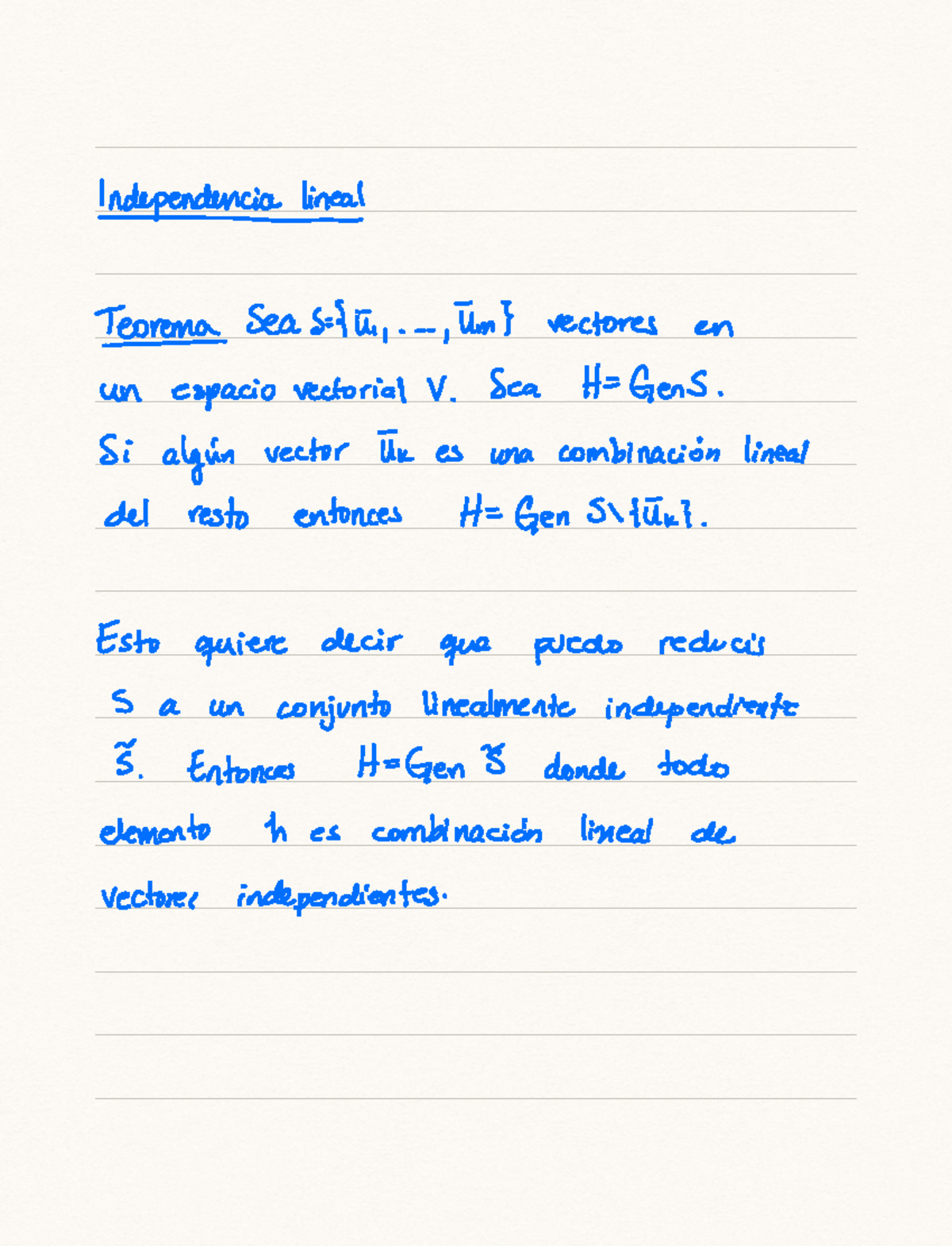 Nota 8 nov 2022 - Notas de Algebra - Independencialined Teoreme Seas it ...