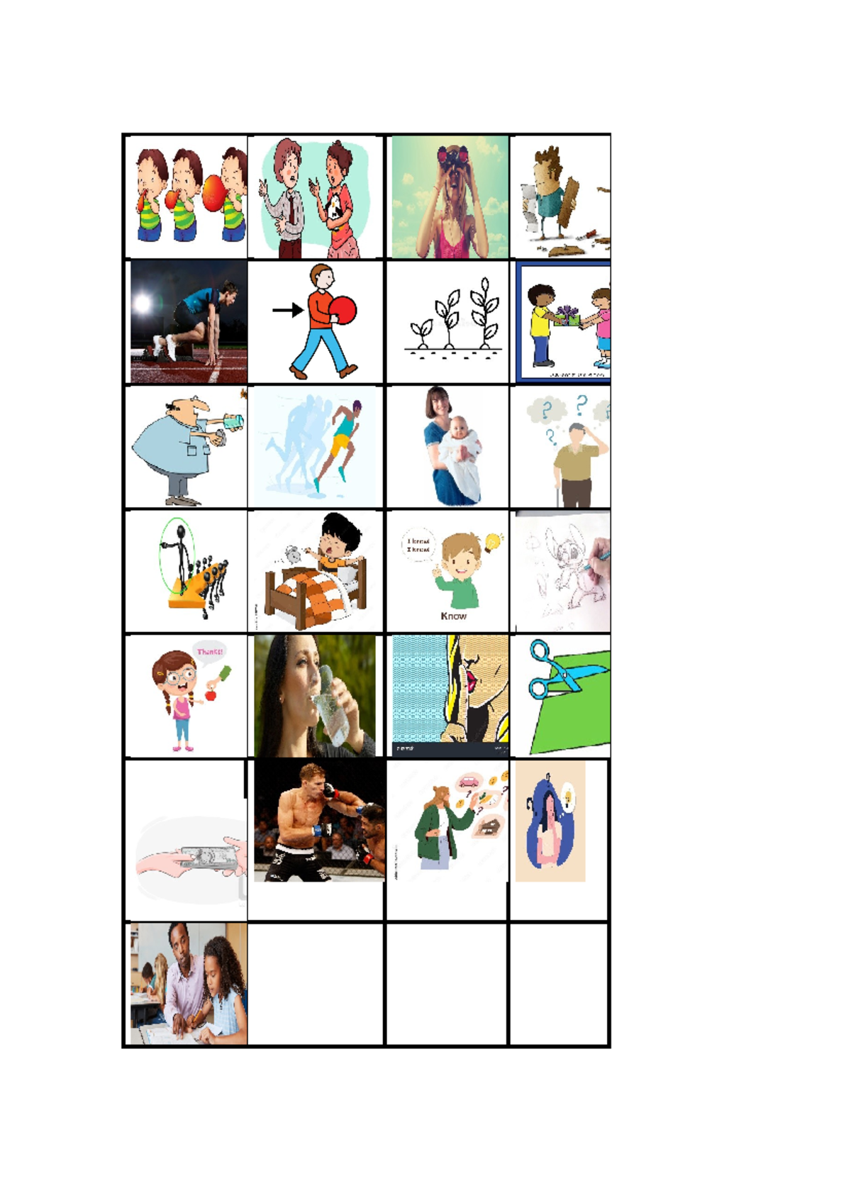 Imagenes verbos - ingles - Studocu