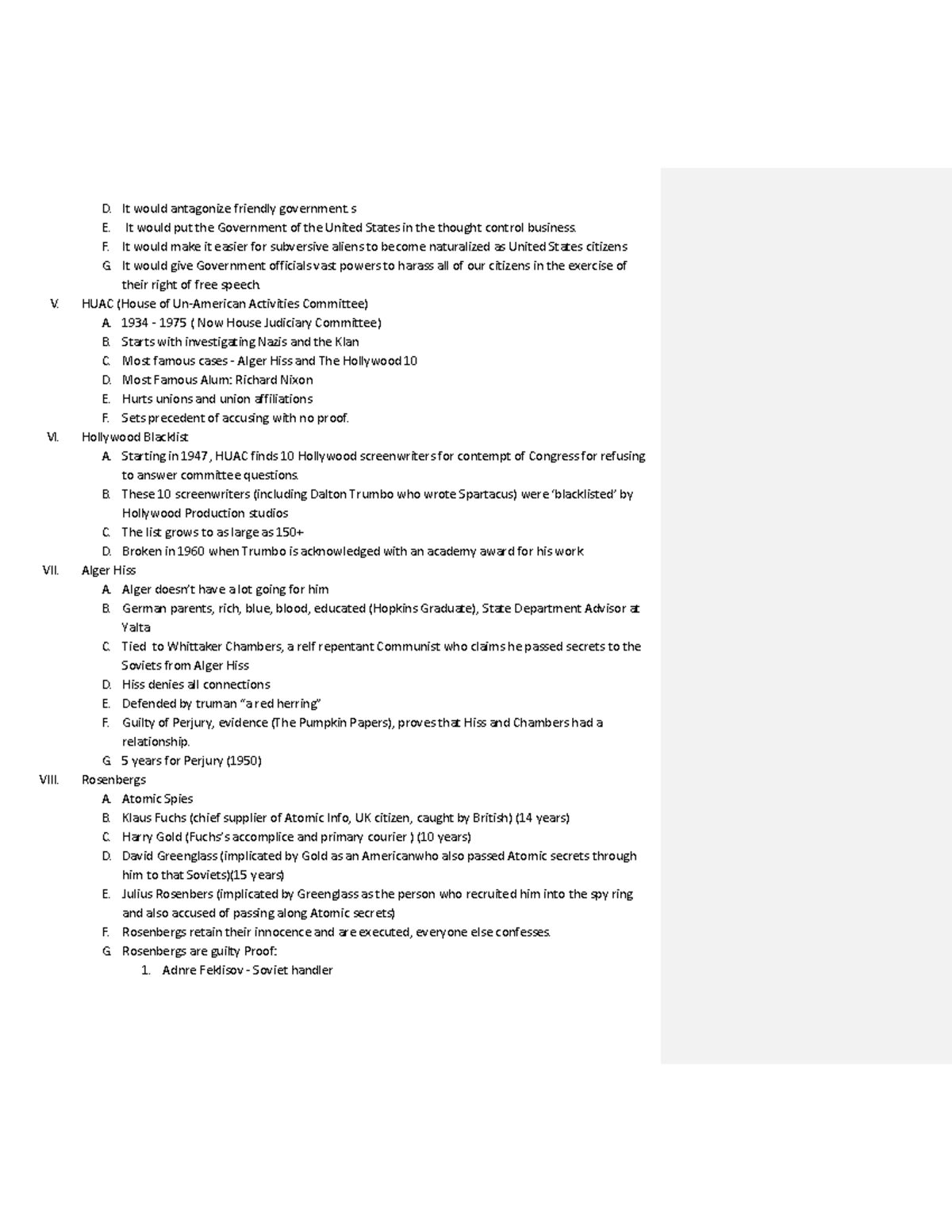 MP2 Apush Prezi Video Notes 34-44 - D. It would antagonize friendly ...