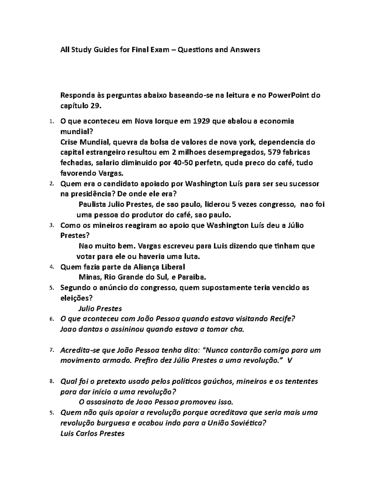 Study Guide Final - Lecture notes 5-25 - All Study Guides for Final ...