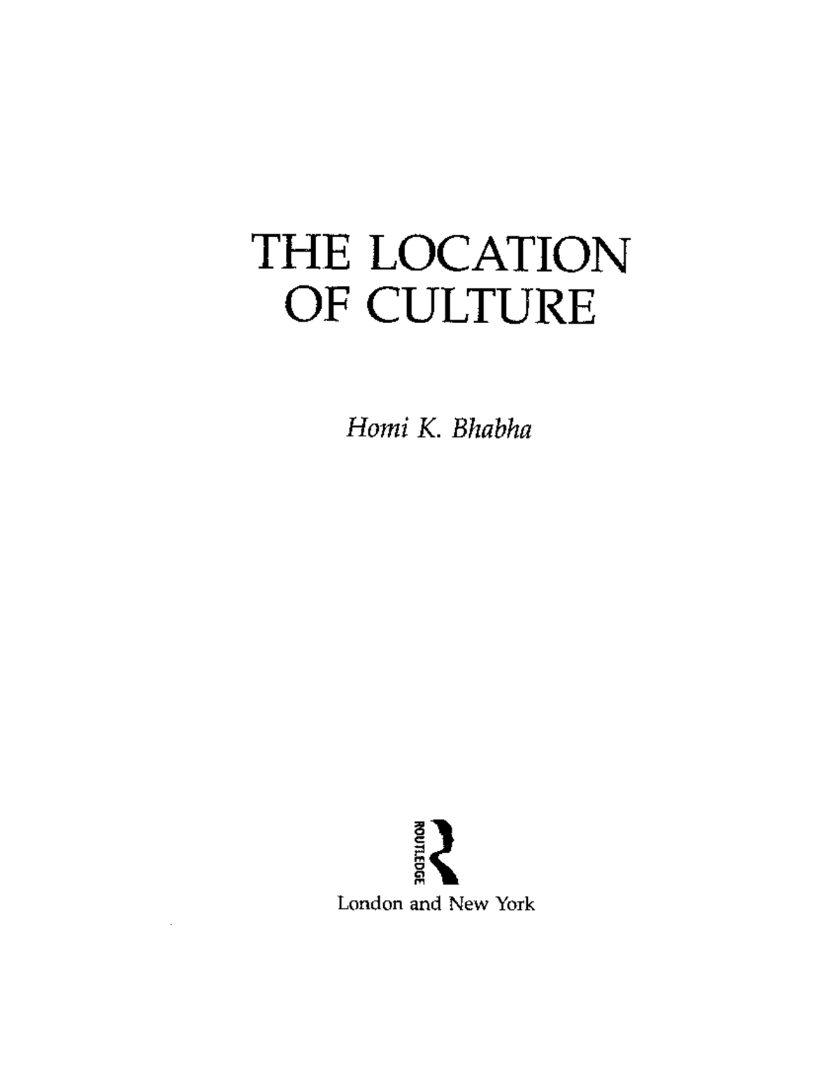 THE Location OF Culture - Bacomm - Studocu