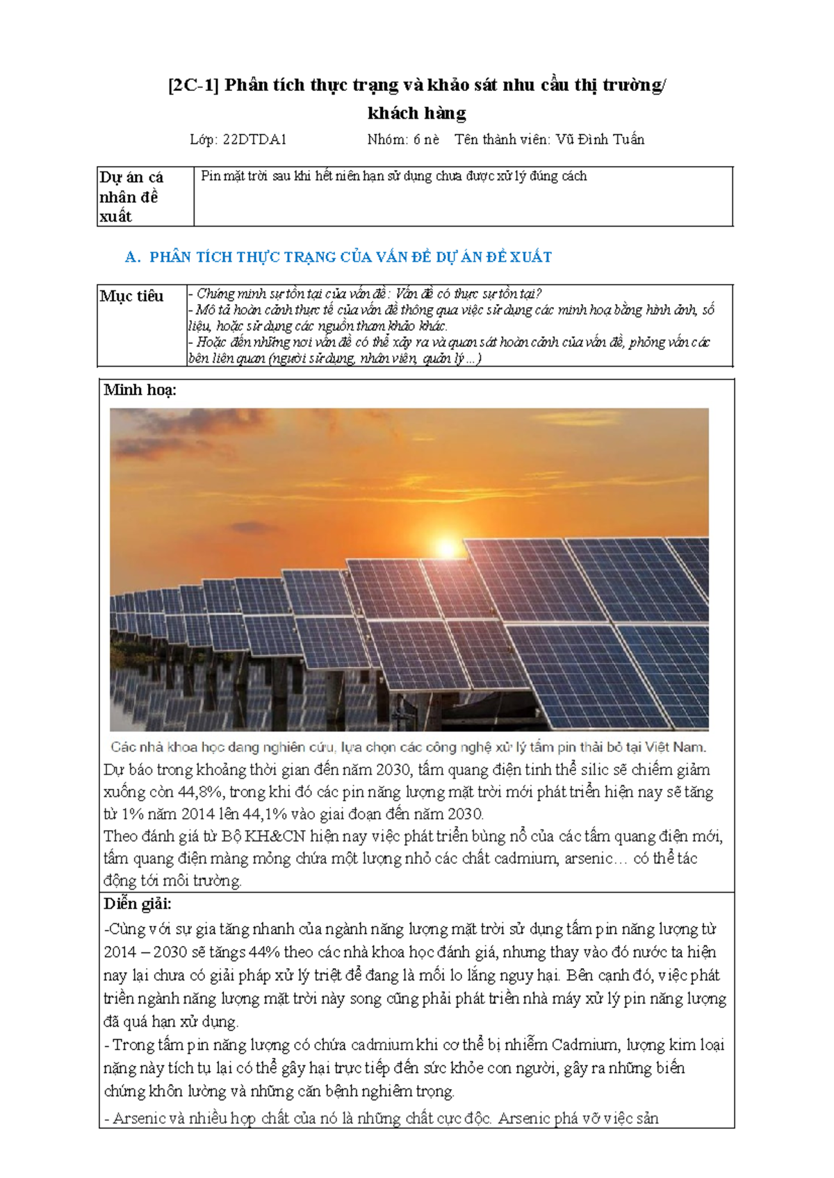 2. [2C-1] Phân tích thực trạng khảo sát nhu cầu thị trường khách hàng ...