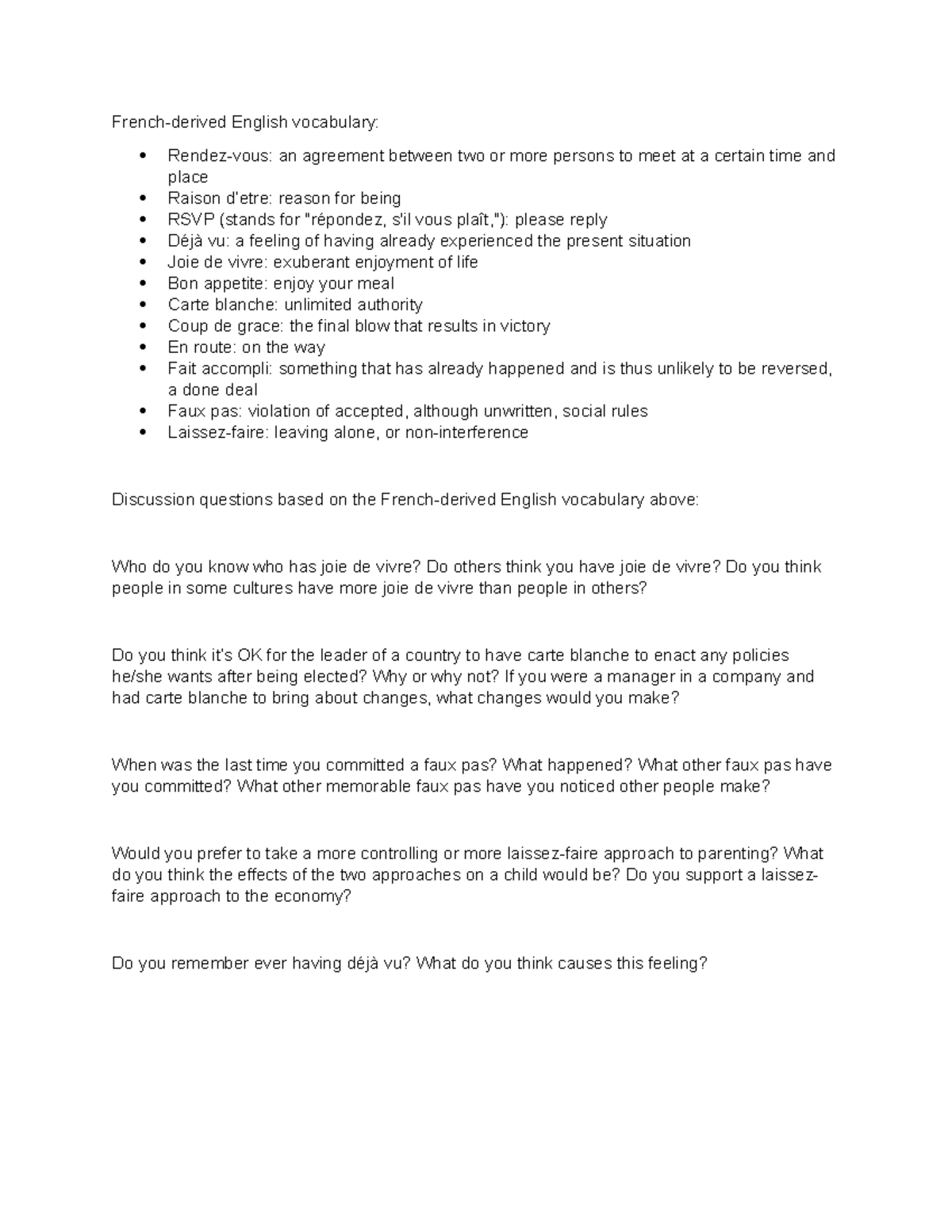 Reversed language police activity Without Heading - French-derived ...