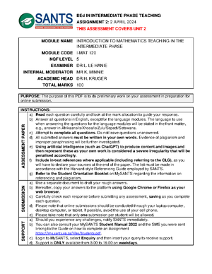 [Solved] Provide an example of learning and teaching support material ...