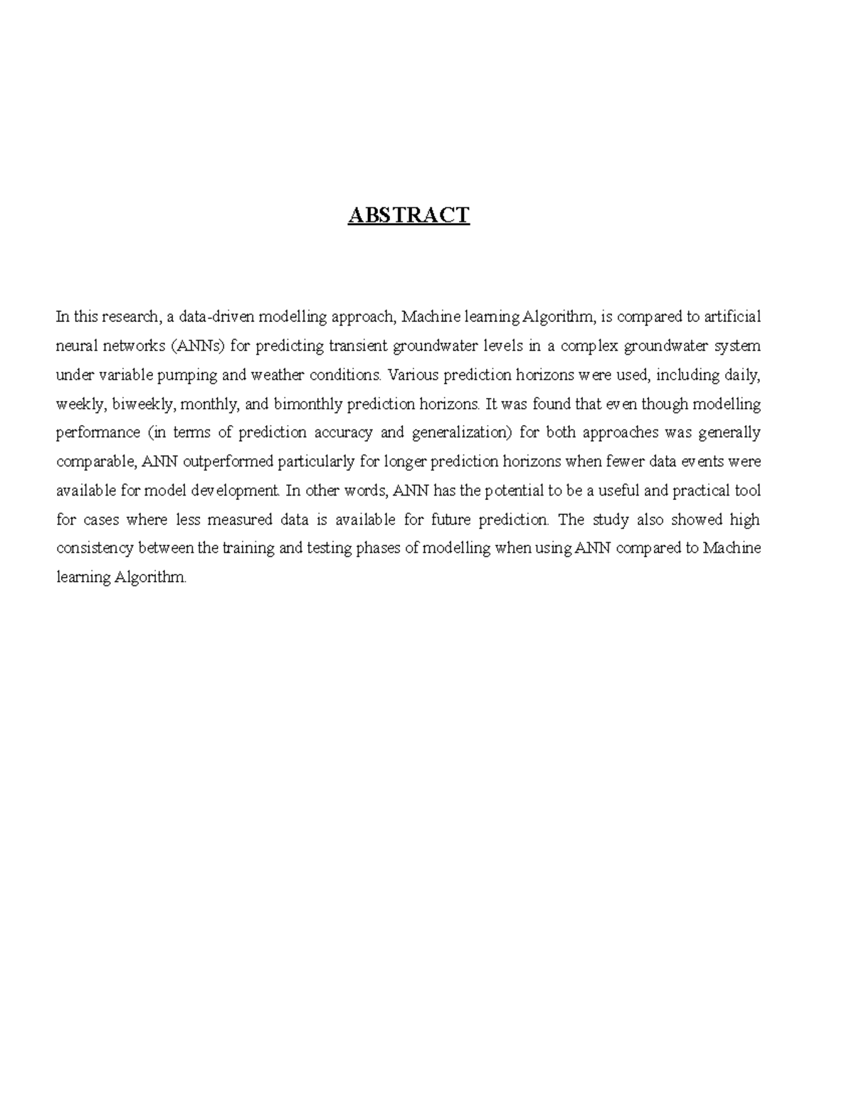 SOIL Moisture Retrieval Using THE Ground Water Dataset Using Machine ...