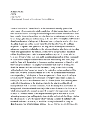 CJ 230 Module Five Practice Activity Template - CJ 230 Module Five ...