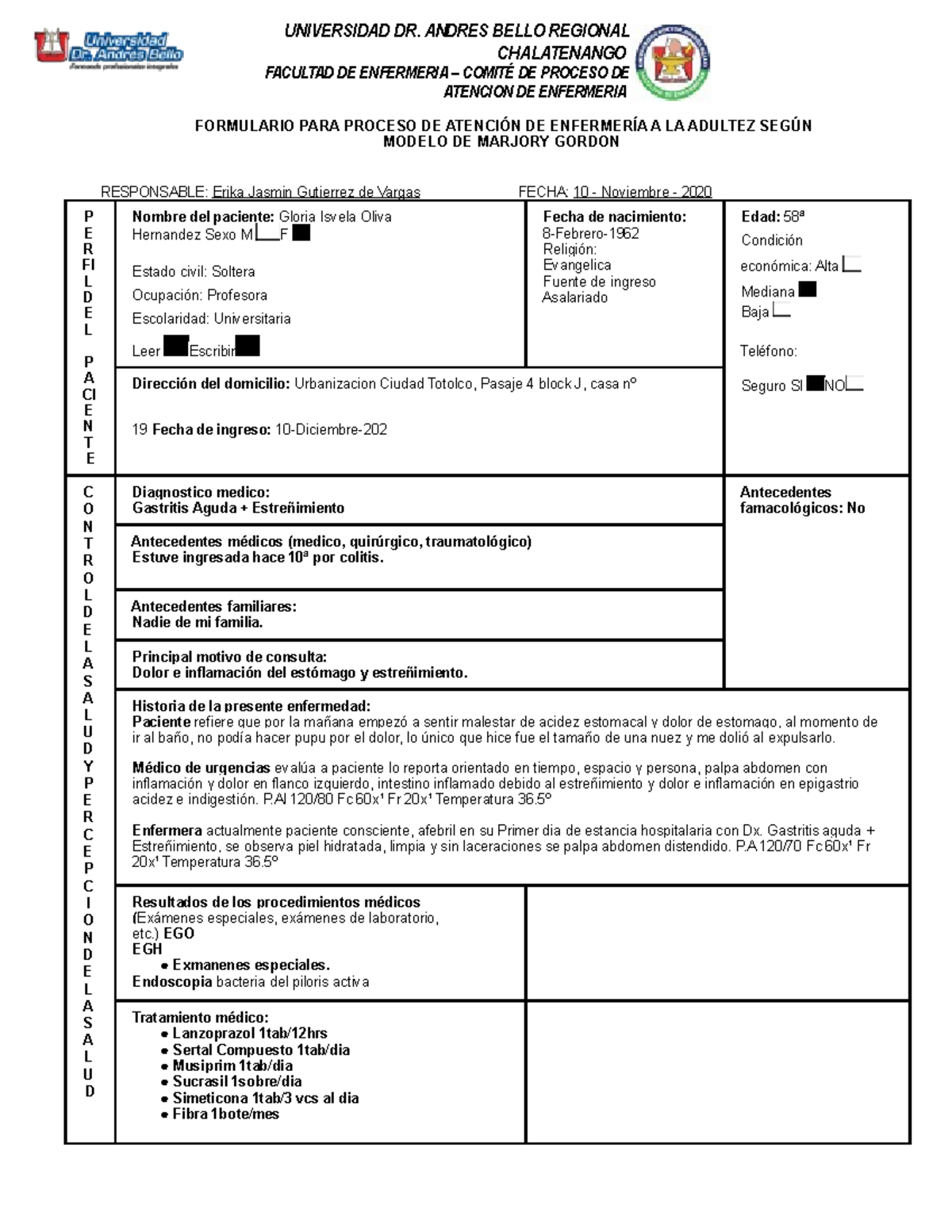 Formulario PAE M - Apuntes 2 - UNIVERSIDAD DR. ANDRES BELLO REGIONAL ...