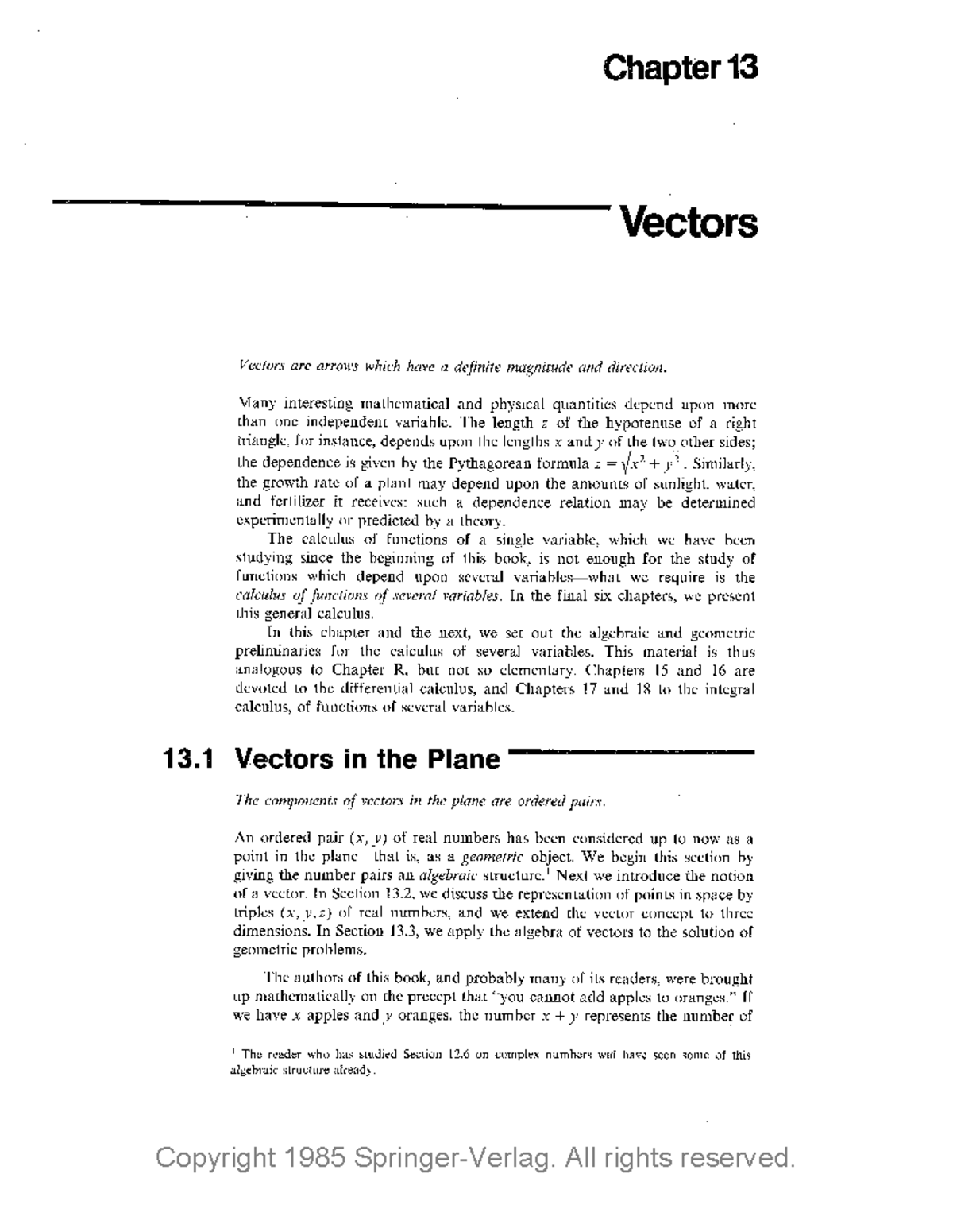 Calc3 Chapter 13w - Math 2021 - Studocu