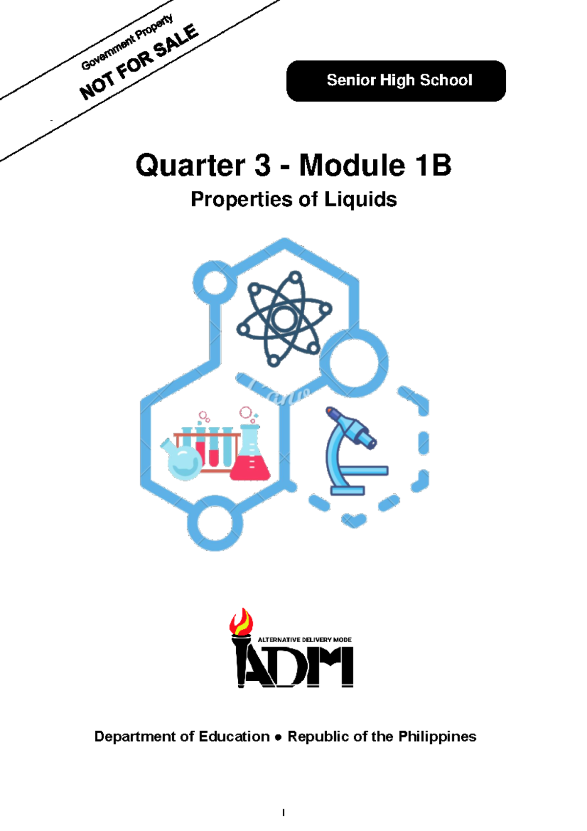 Gen Chem 2 Q3 Module 1B Properties-of-Liquids v4 - NOT Quarter 3 - Module 1B Properties of ...