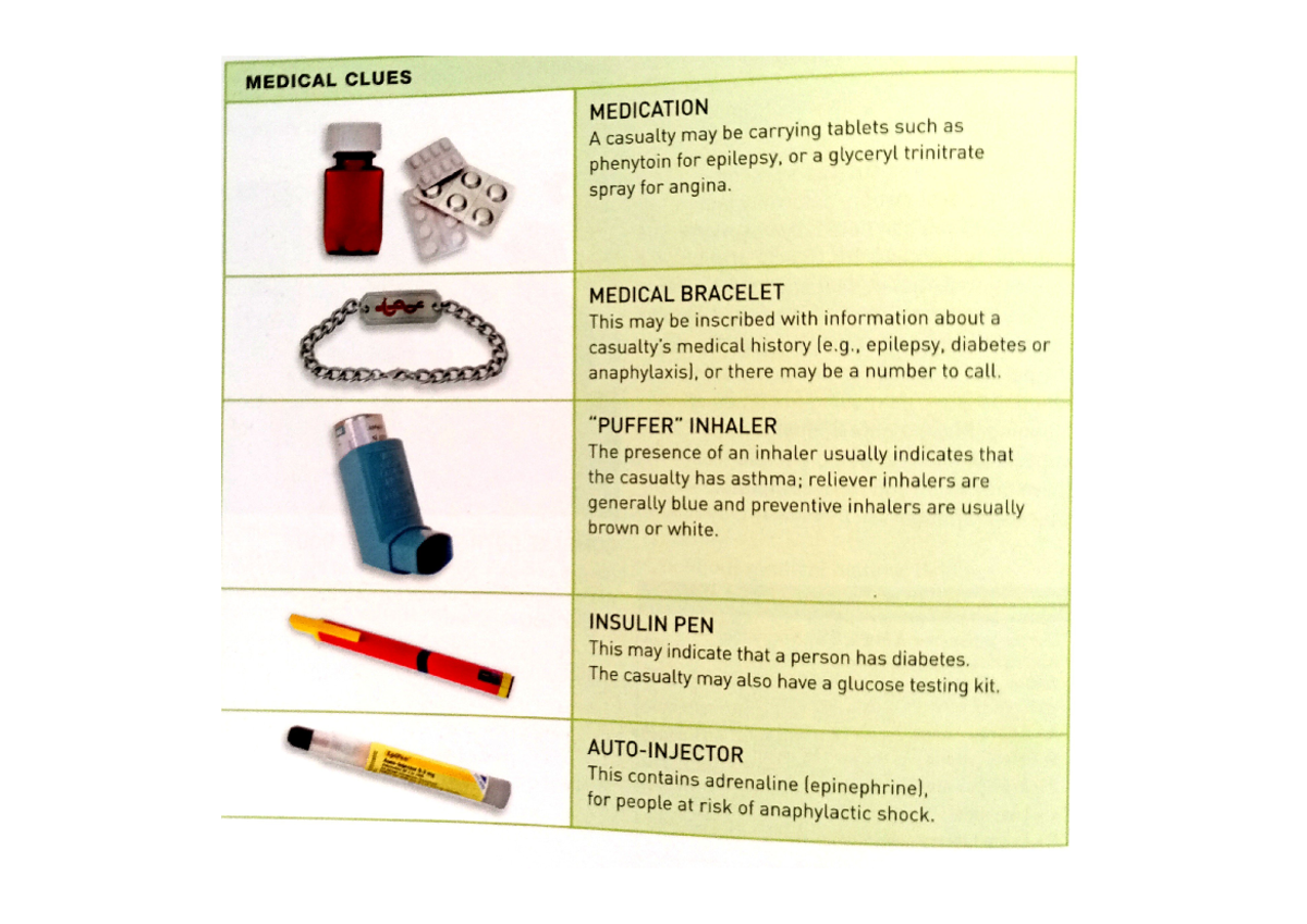 Medical clues - Bsc nursing - Studocu