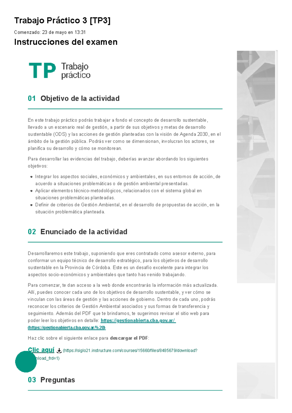 Tp3 75% - tp 3 - Trabajo Práctico 3 [TP3] Comenzado: 23 de mayo en 13 ...