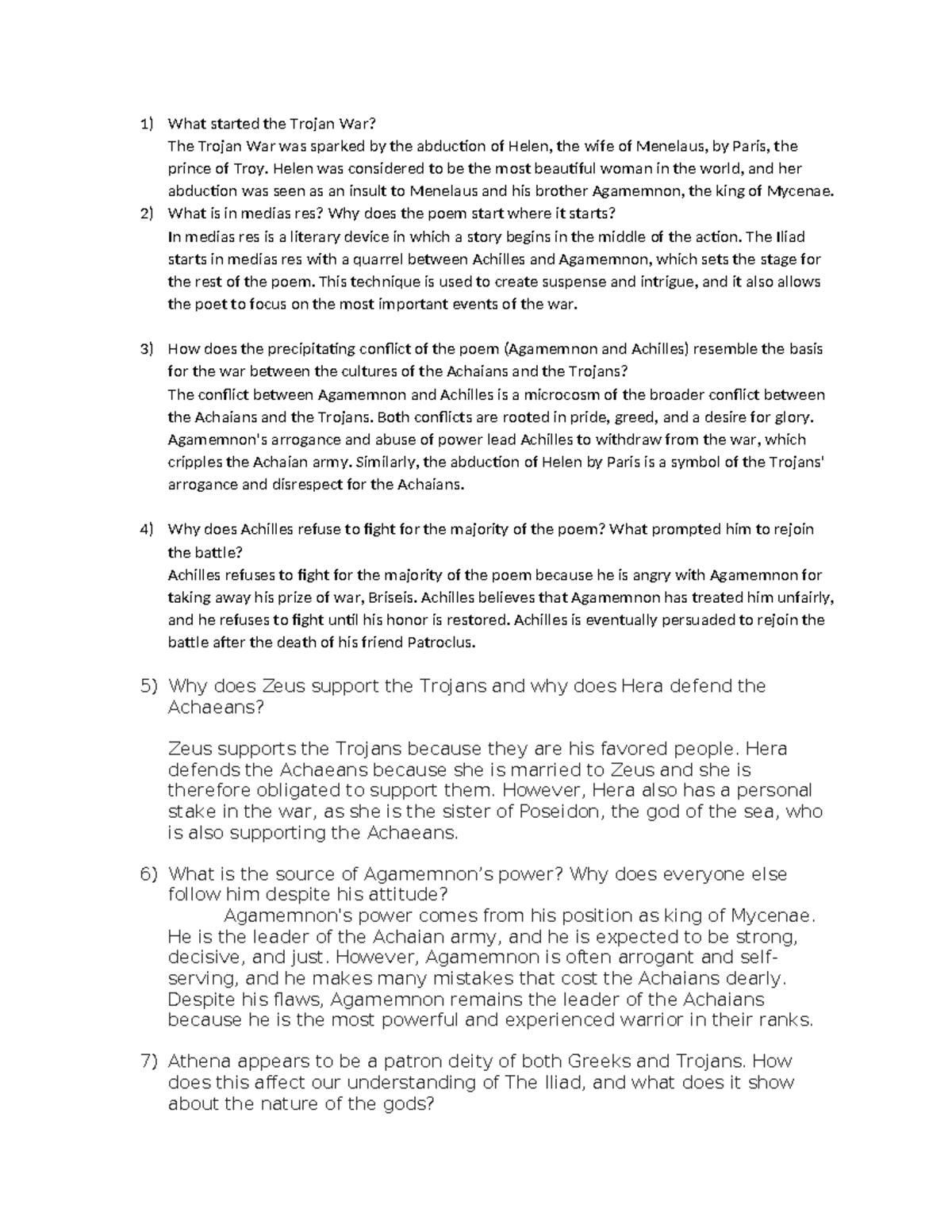 What started the Trojan War - Helen was considered to be the most ...