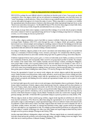 GEC 8 The Contemporary World module - Subject: GEC 8 The Contemporary World Chapter 1 ...