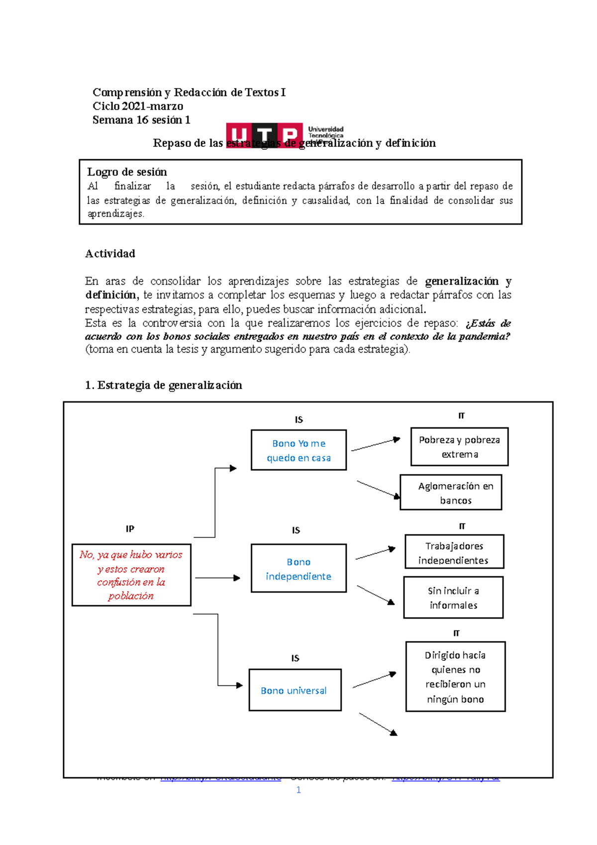 S16.S1 Repaso generalización y definición Marzo 2021 - Comprensión y ...