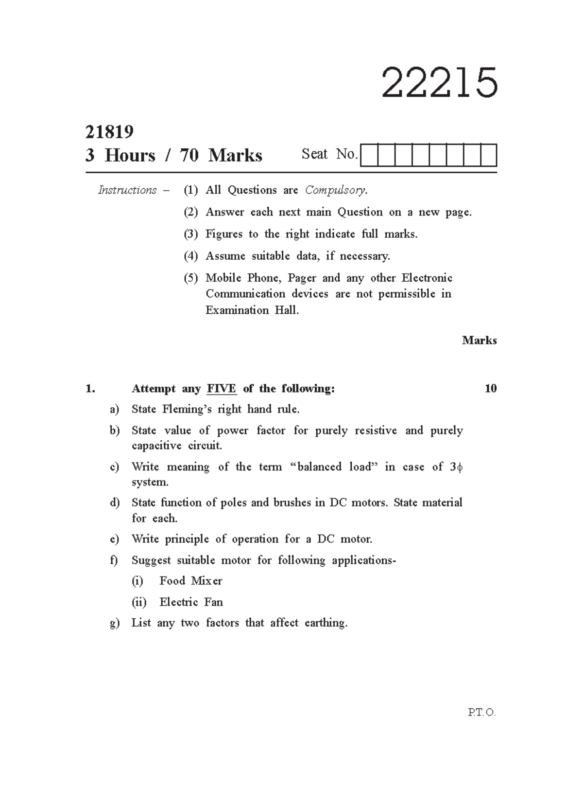 22215 2019 Summer question paper[Msbte study resources] - 22215 21819 3 ...