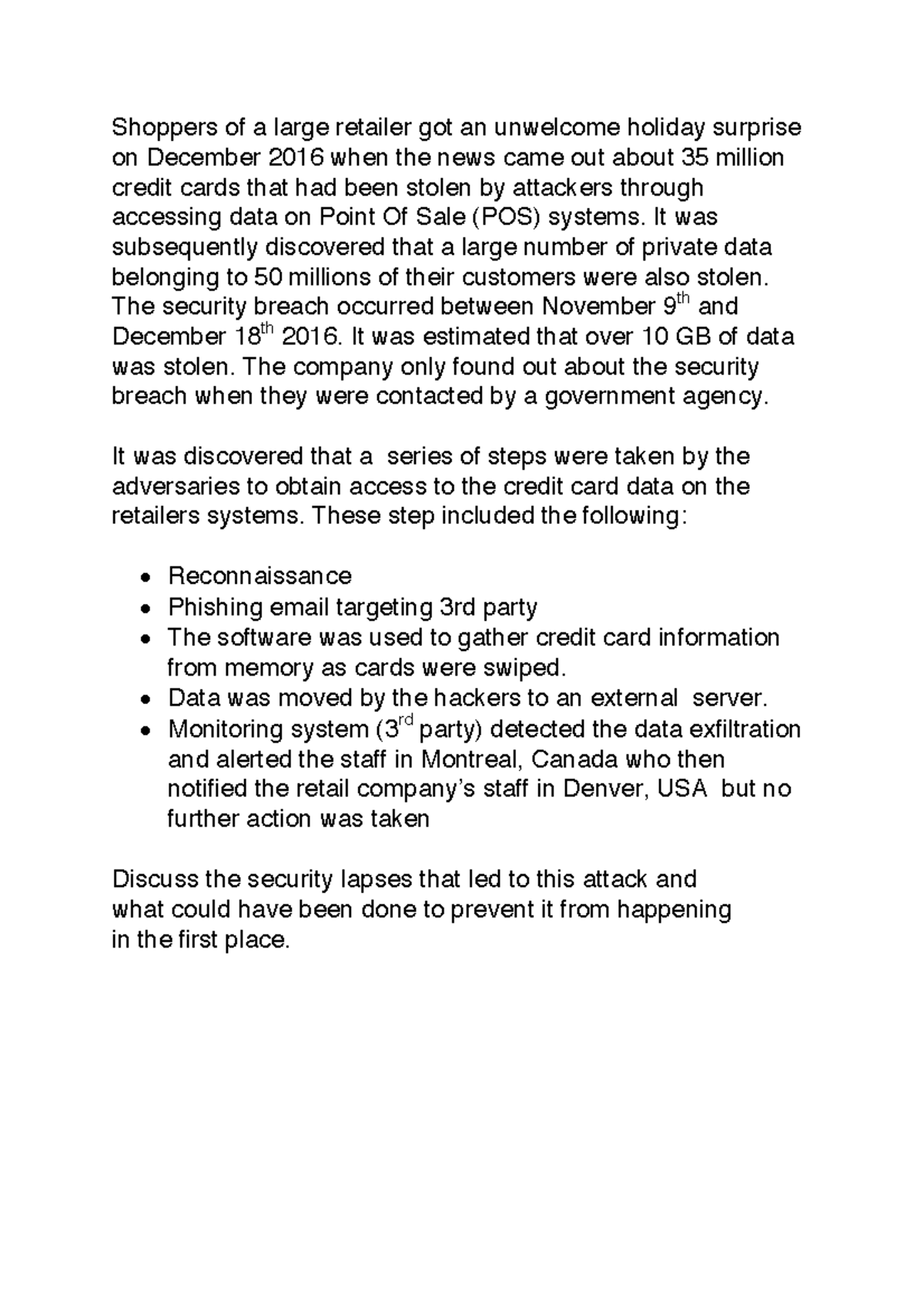 Case Study 5 security measure and controls 17052022 121643 pm 14062022 ...