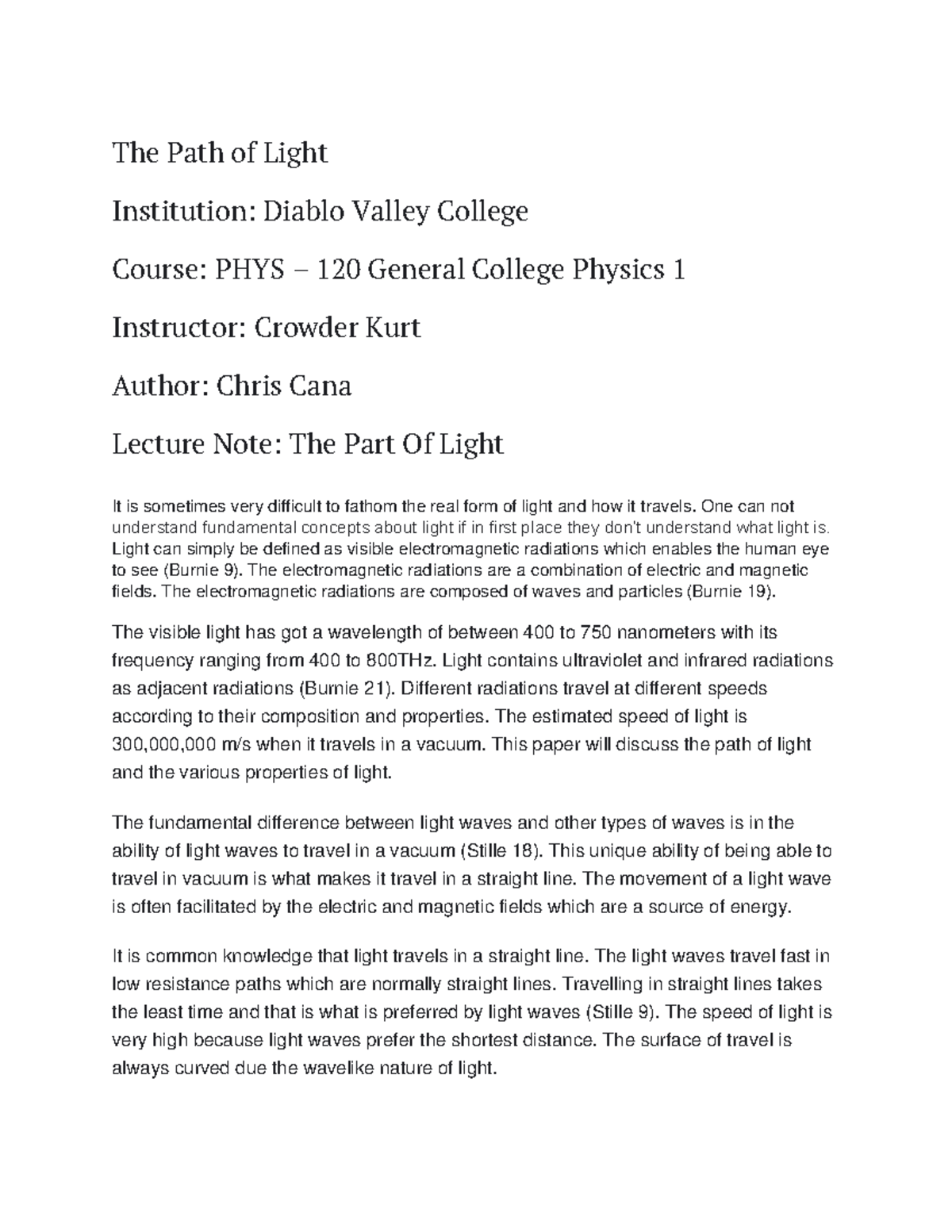 The part of light - This is very helpful - The Path of Light ...