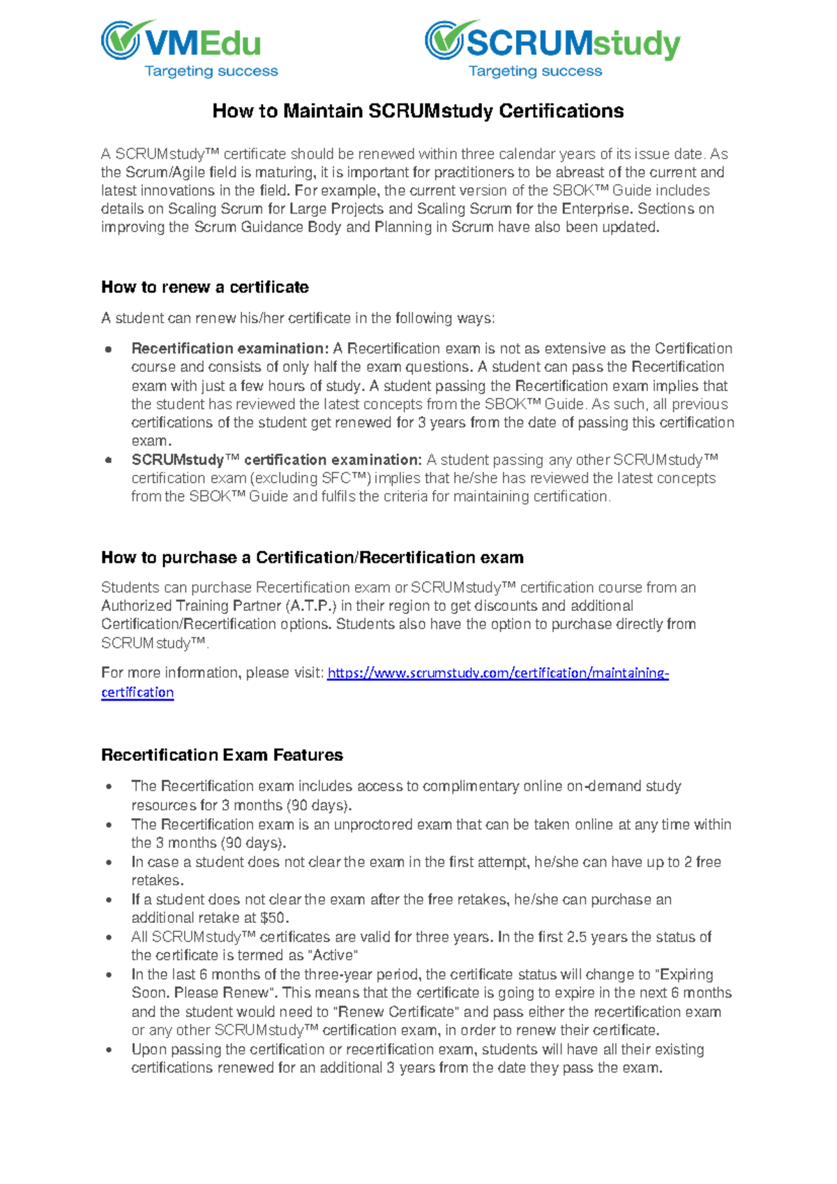 How to Maintain Scrumstudy Certifications - How to Maintain SCRUMstudy Certifications A ...