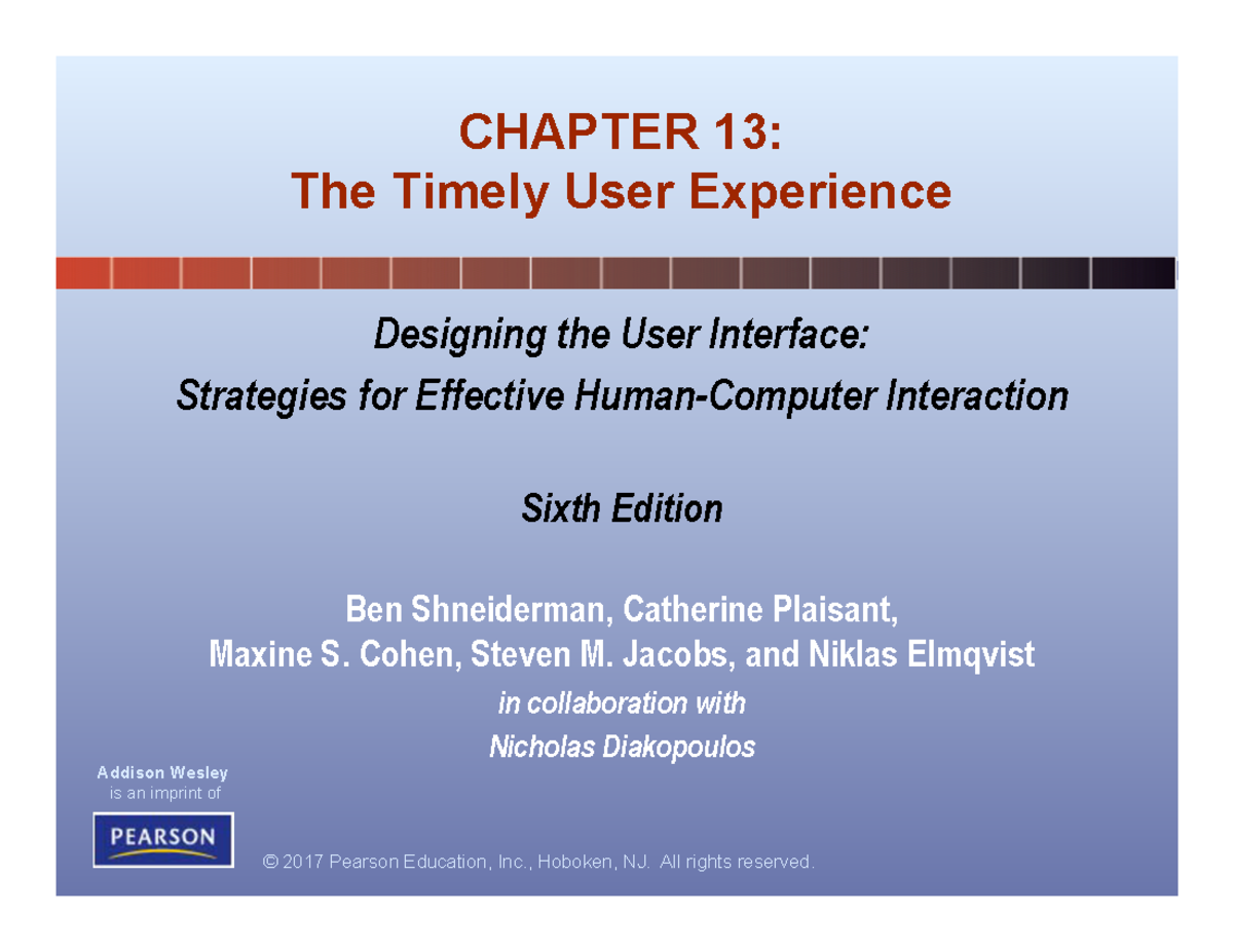 Chap13 - cs 420 notes - © 2017 Pearson Education, Inc., Hoboken, NJ ...