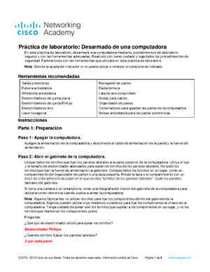 Practica de laboratorio -configuracion basica del router - Pr·ctica de laboratorio 1.5: - Studocu