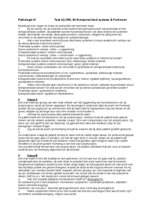 HOAC II stroomschema - Fysiotherapie - Studeersnel