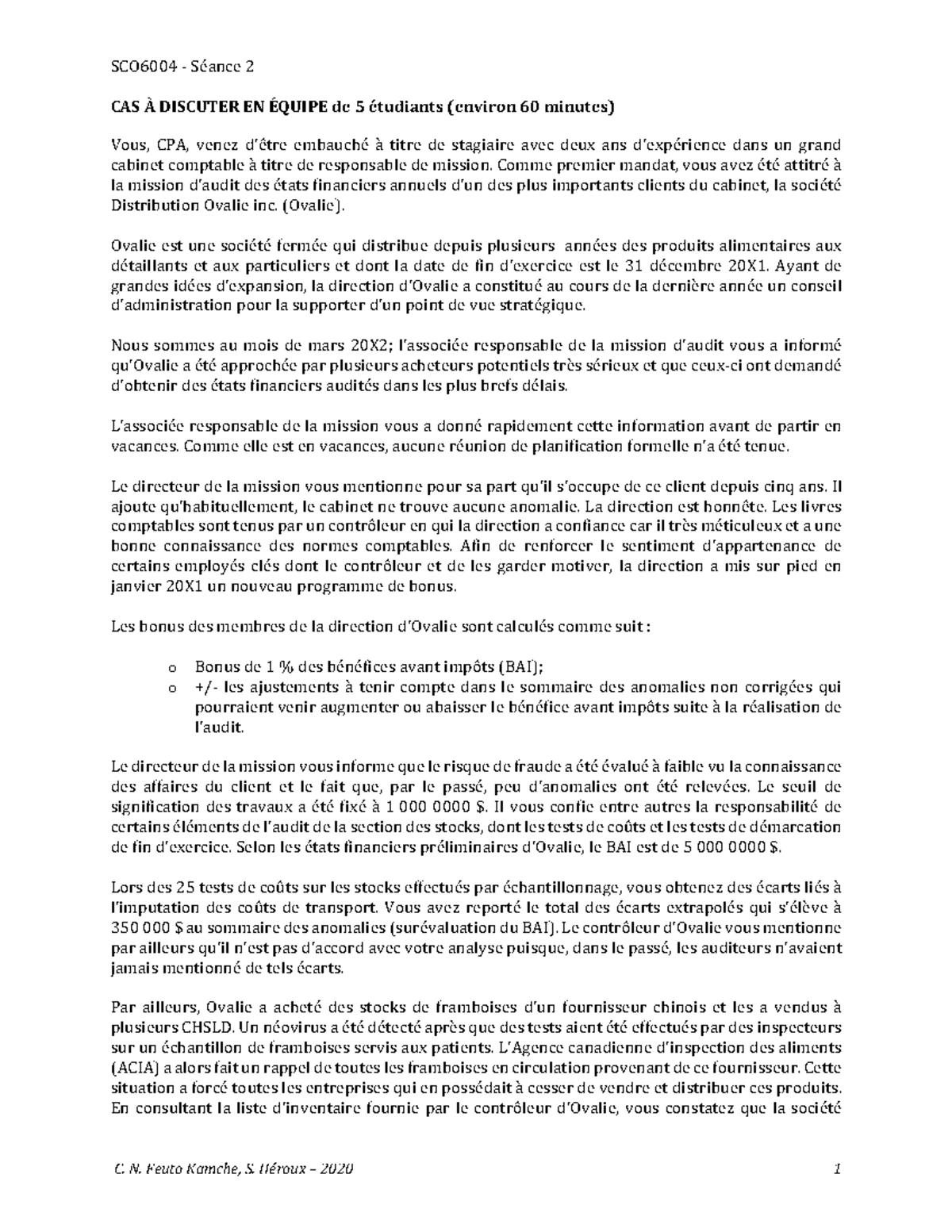 S2 Ovalie Version 8-9-20 sur Moodle-3 - SCO6004 - Séance 2 CAS À ...
