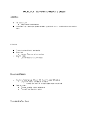 Computer Applications Notes 21 Microsoft Power Point Advanced Skills ...