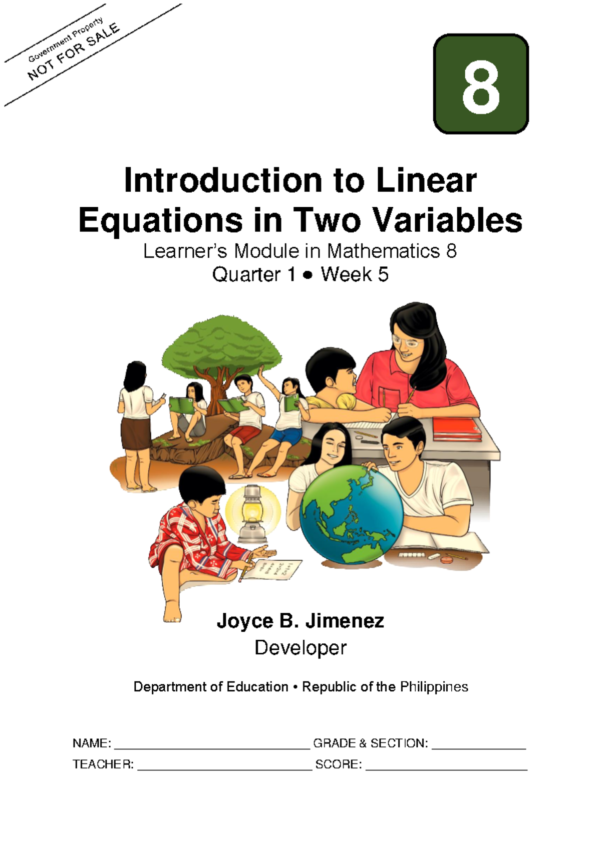 Math8 Q1 W5 Intro-to-Linear-Equations-in-Two-Variables Jimenez Final ...
