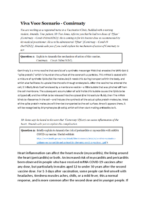 Viva vaxzeria - viva case study notes - Vaxzeria uses a modified ...