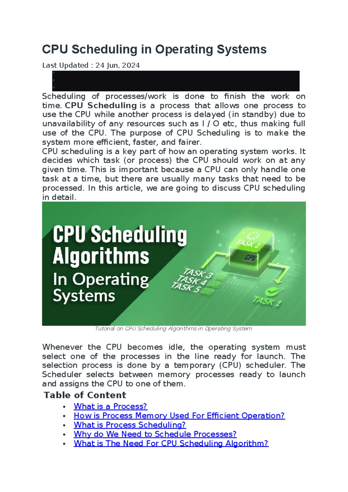 Longest Job First - aaaa - Longest Job First (LJF) CPU Scheduling Algorithm Longest Job First ...