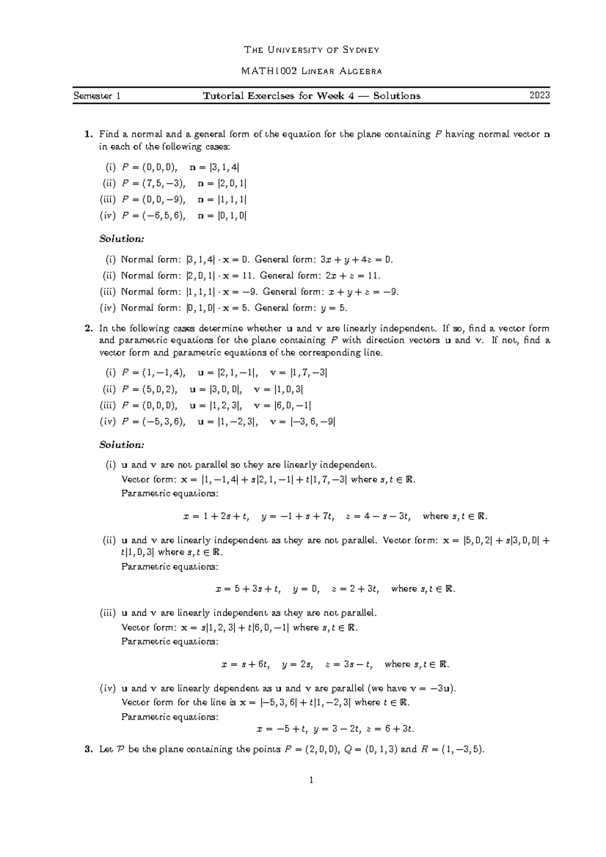2023week4-tut-sol - week 4 tutorial solutions - The University of ... 2023week4-tut-sol - week 4 tutorial solutions - The University of ...