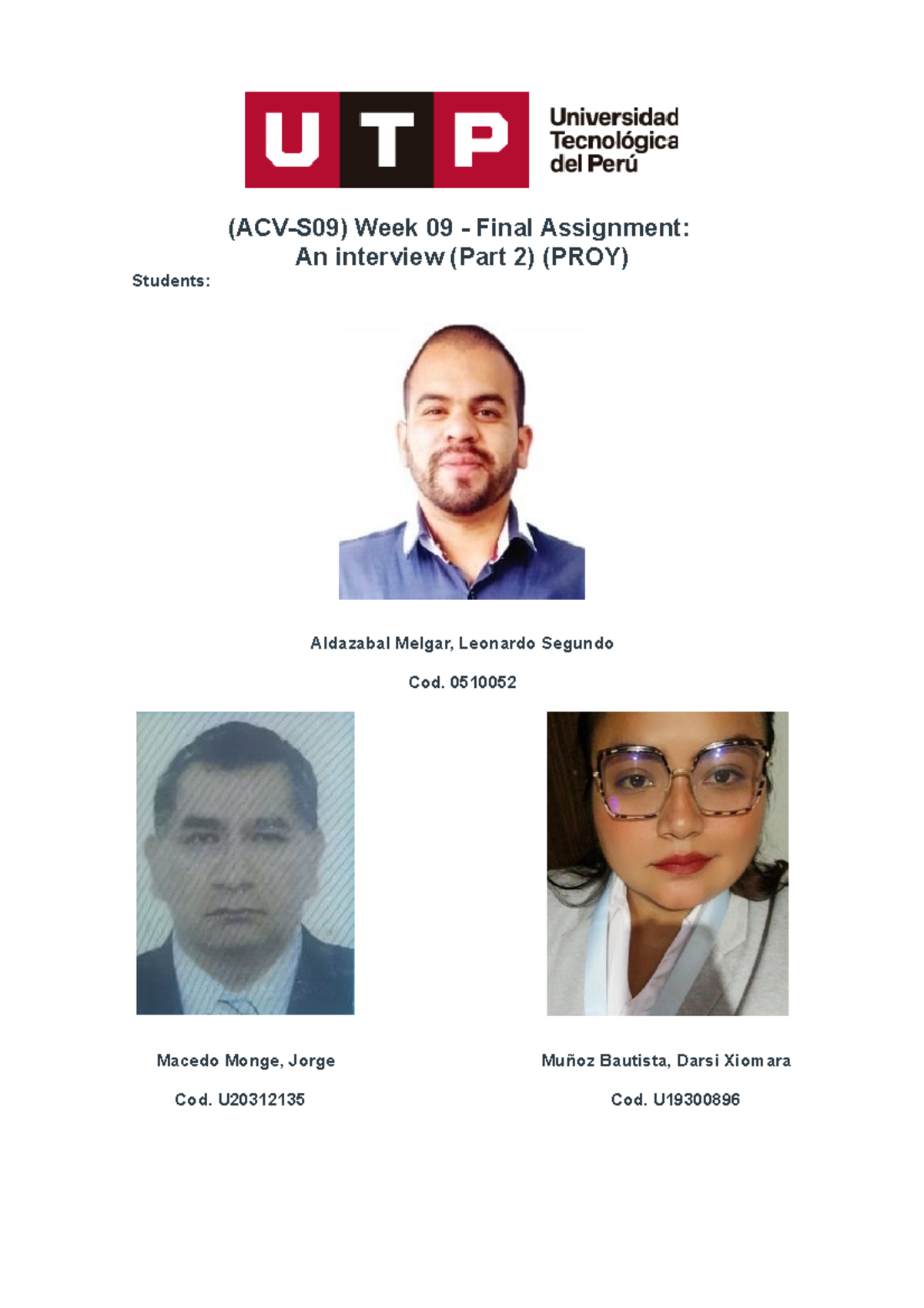 Muñoz Darsi - Task09 - (ACV-S09) Week 09 - Final Assignment: An interview (Part 2) (PROY ...