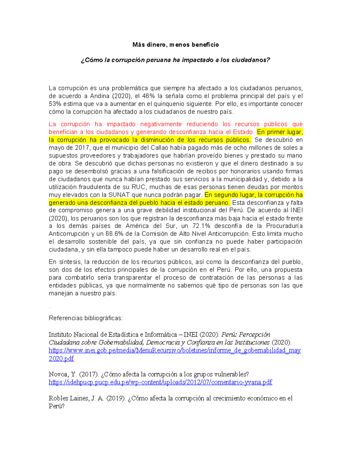 TB2 Comprensión y producción de lenguaje - Más dinero, menos beneficio ... TB2 Comprensión y producción de lenguaje - Más dinero, menos beneficio ...