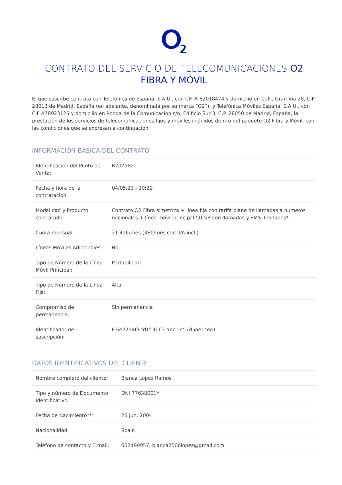 Contrato O2-1 - Reforzar el temario - CONTRATO DEL SERVICIO DE ...