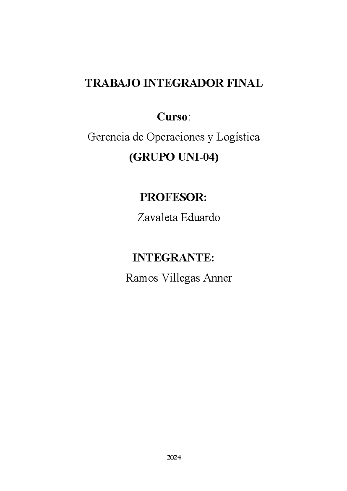 Trabajo Integrador Final - Gopyl - TRABAJO INTEGRADOR FINAL Curso ...