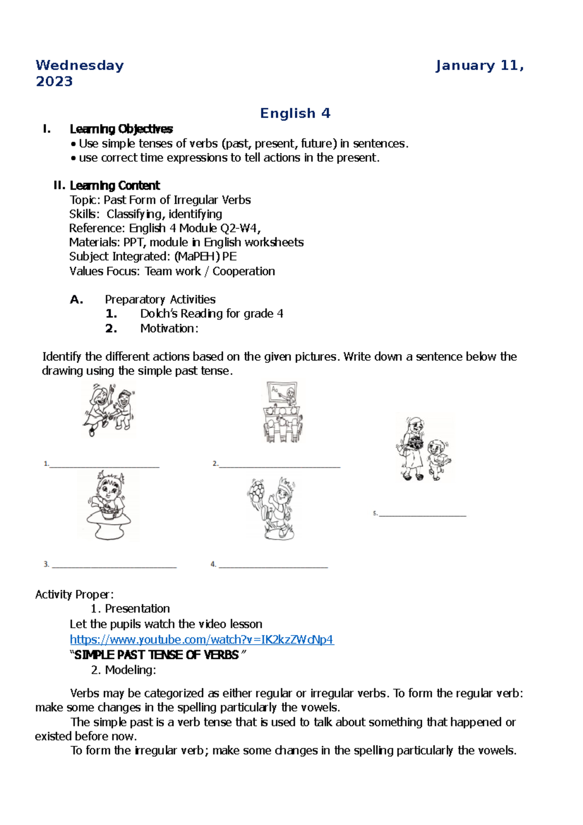 ENG.4 2Q WEEK 8- (WED) - good - Wednesday January 11, 2023 English 4 I ...