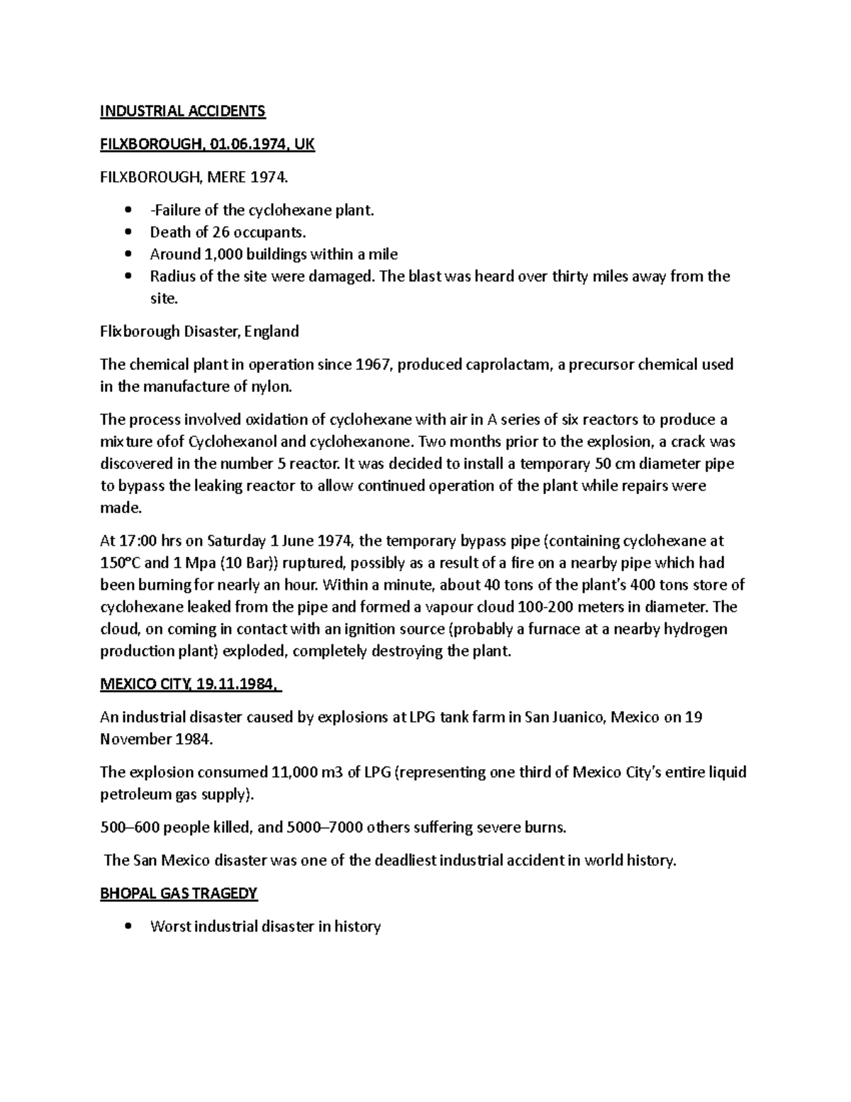 Industrial accidents - A lecture note - INDUSTRIAL ACCIDENTS ...