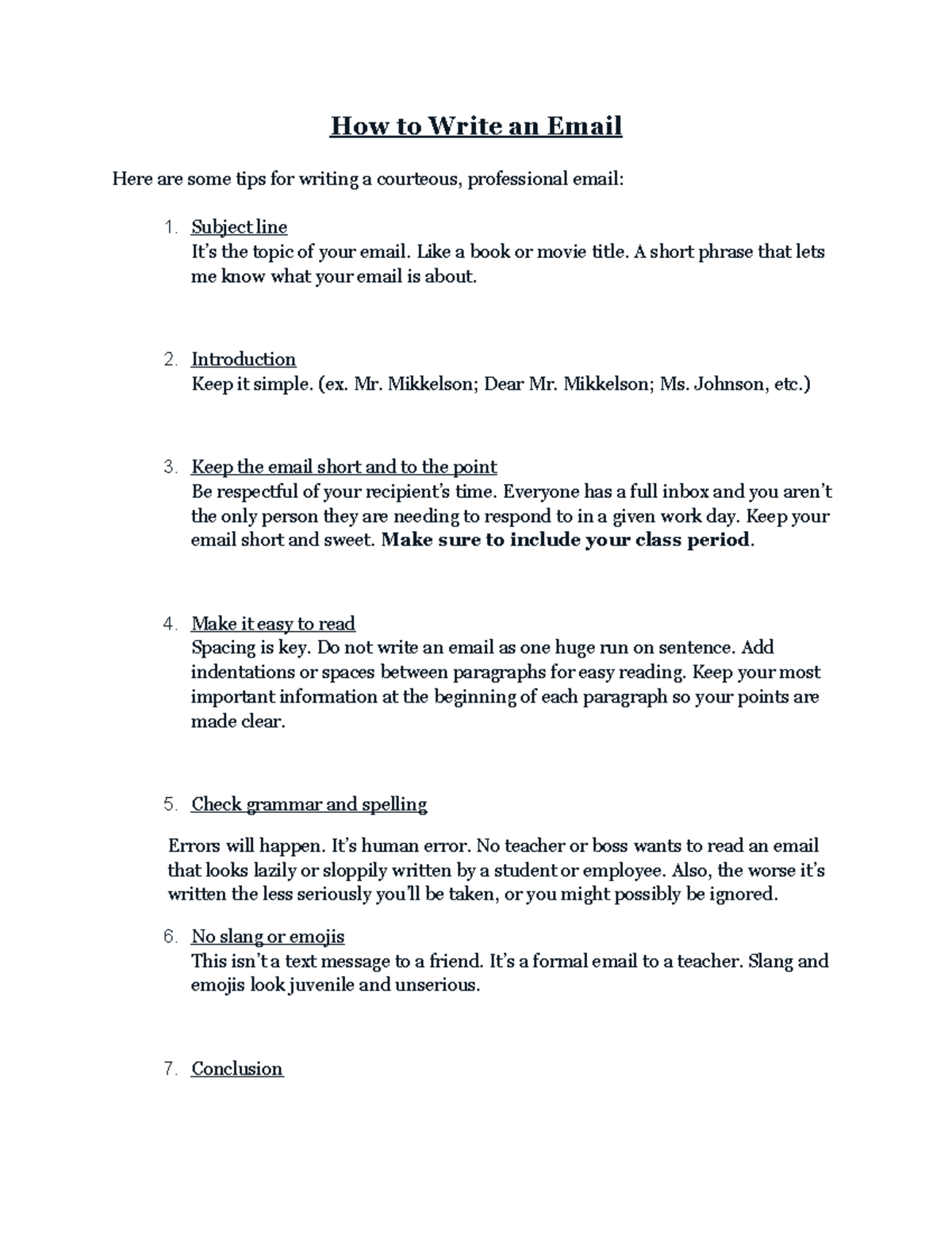 How+to+Write+an+Email - How to Write an Email Here are some tips for ...