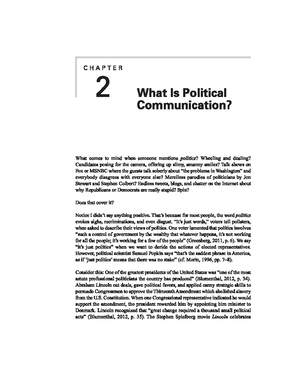 Assignment - ASSIGNMENT Topic:-Explaining Political Communication ...