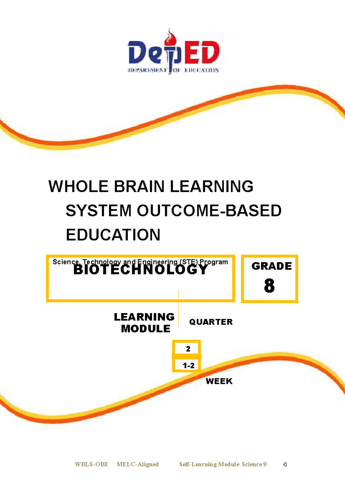 Biotech Q2 W1 2 Template Summative Assessment Enhancement 2 - WHOLE ...