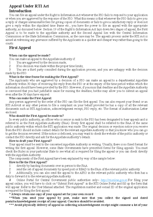 RTI and Judiciary notes for students - RTI and Judiciary Right to ...