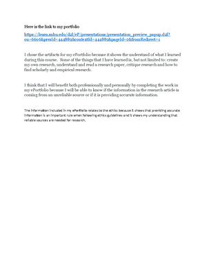 SNHU PSY222 Project Two - PSY-222 - SNHU - Studocu