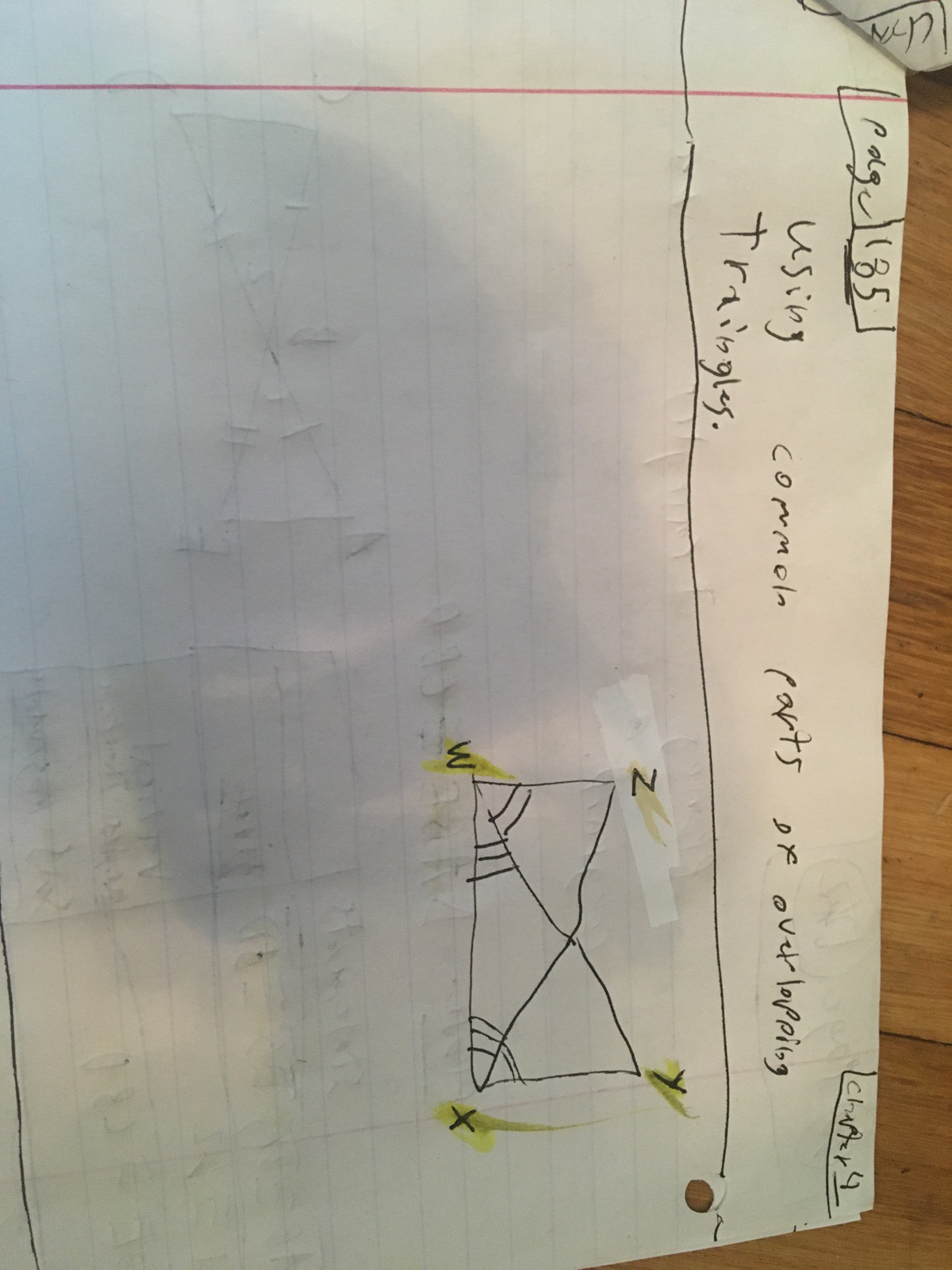 IMG 2447 - Some notes I made that summed up a good portion of geometry ...