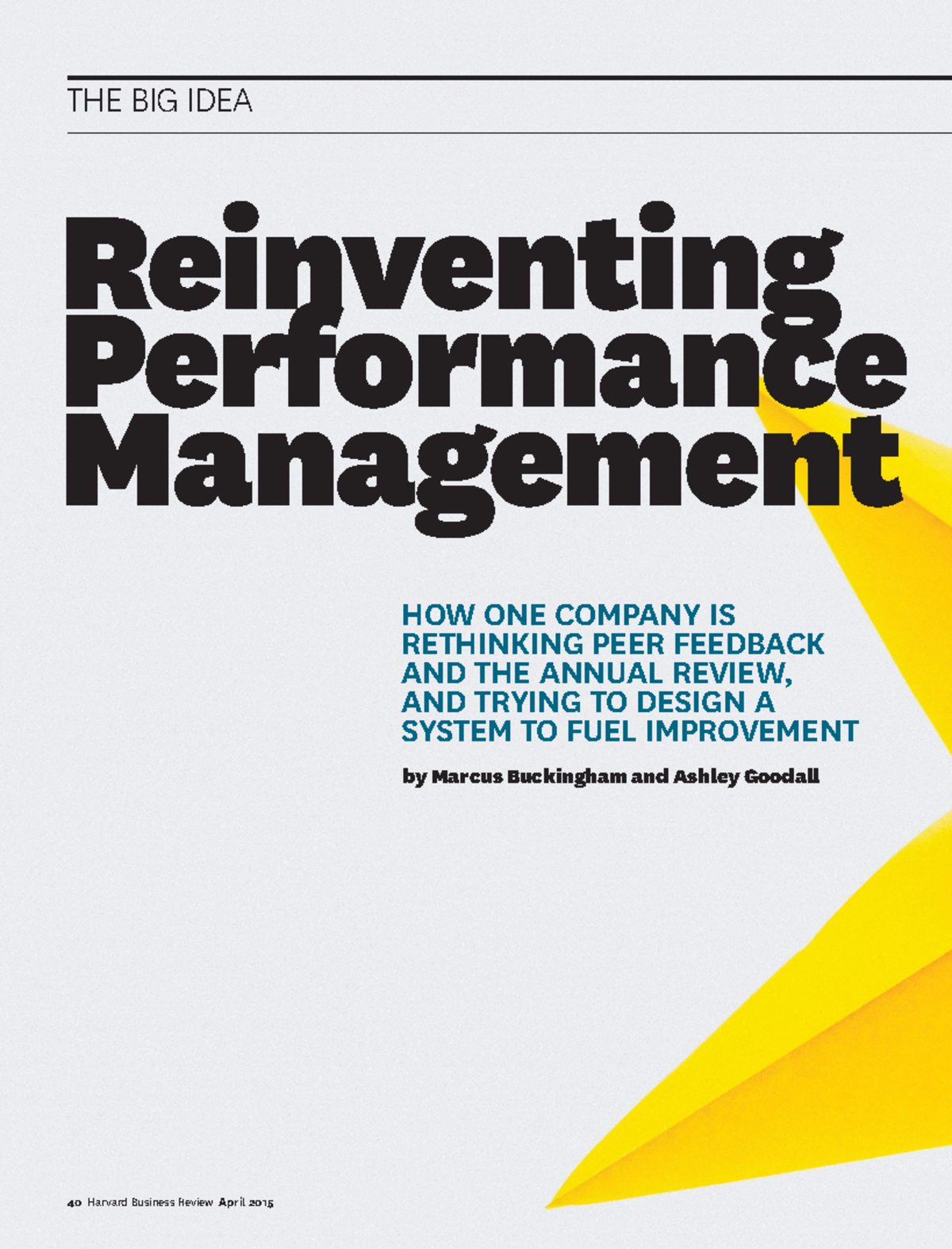 Deloitte - ghg - Reinventing Performance Management HOW ONE COMPANY IS ...