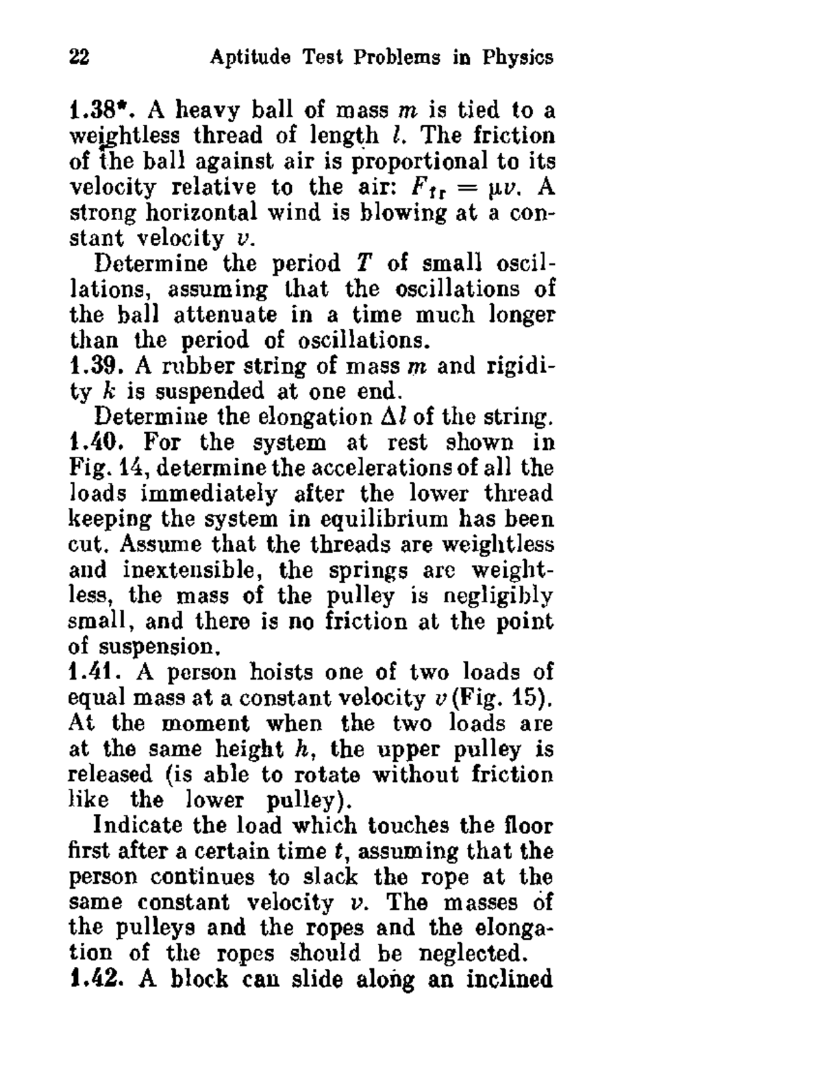 26-30 - Aptitude test for problems in physics - 22 Aptitude Test ...