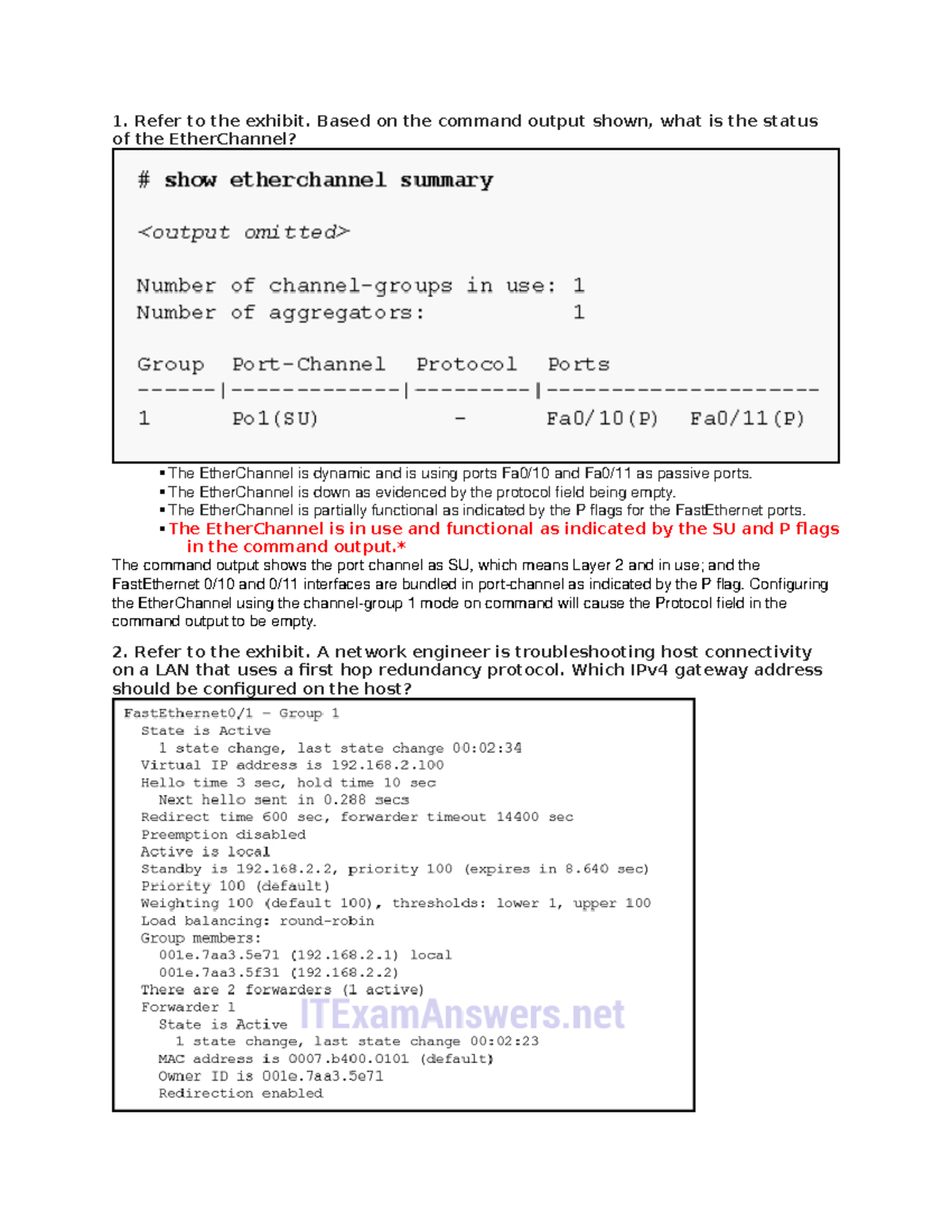 CCNA 3 (v5.0.3 + v6.0) Chapter 4 Exam Answers 2020 – 100% Full - 1. Refer to the exhibit. Based ...